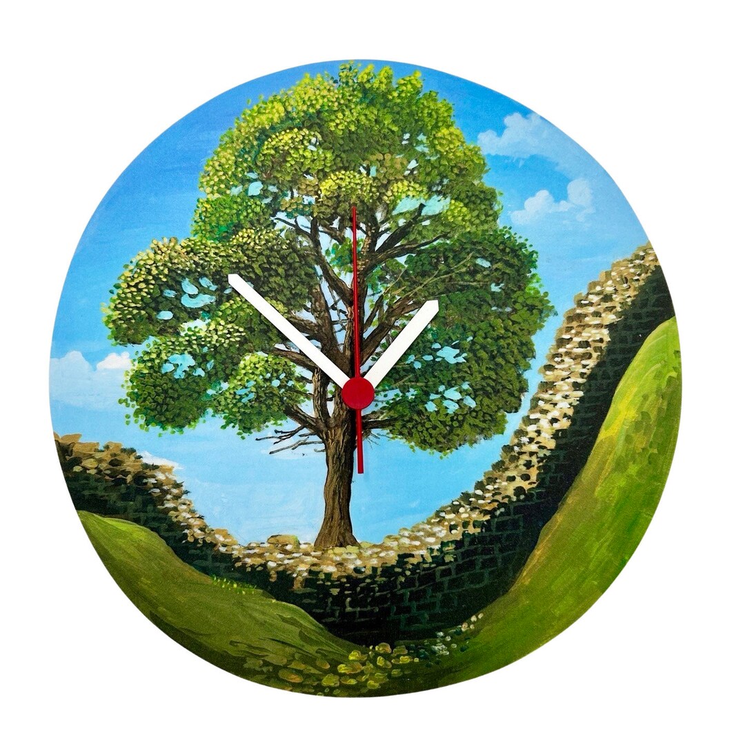 Sycamore Gap Tree Clock - Sycamore Gap Tree Gift Sycamore Tree - Etsy UK