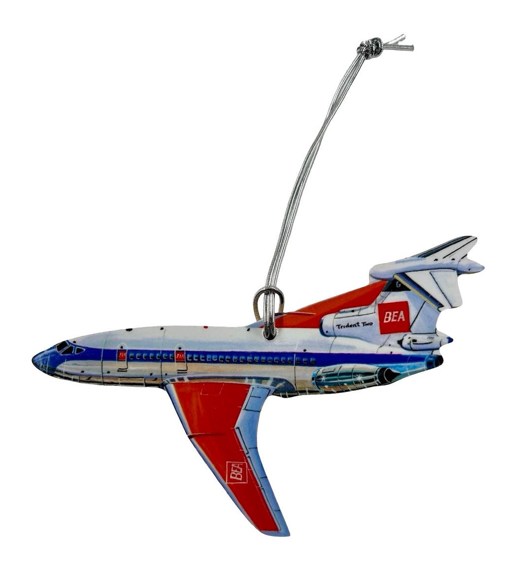 Hawker Siddeley Trident 2 Tree Decoration - BEA Trident 2 Decoration ...