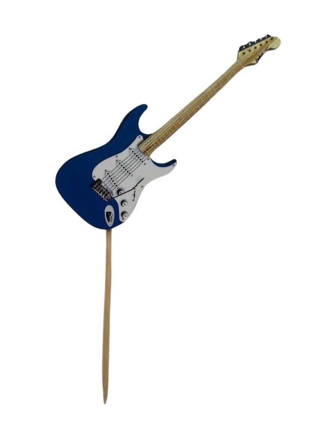Blue Electric Guitar Cake Topper Guitar Cake Toppers Guitar Cake ...