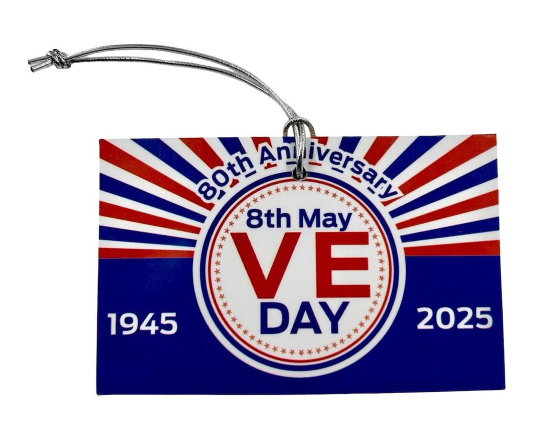 VE Day Tree Decoration - VE Day 80th Anniversary VE Day Gift - Veday ...