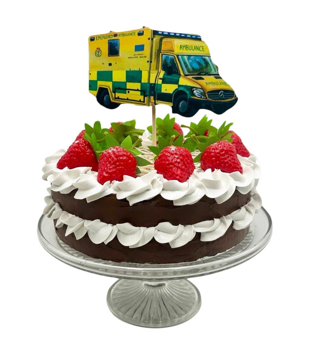 Ambulance Cake Topper - Ambulance Cake Decoration - Ambulance Driver ...