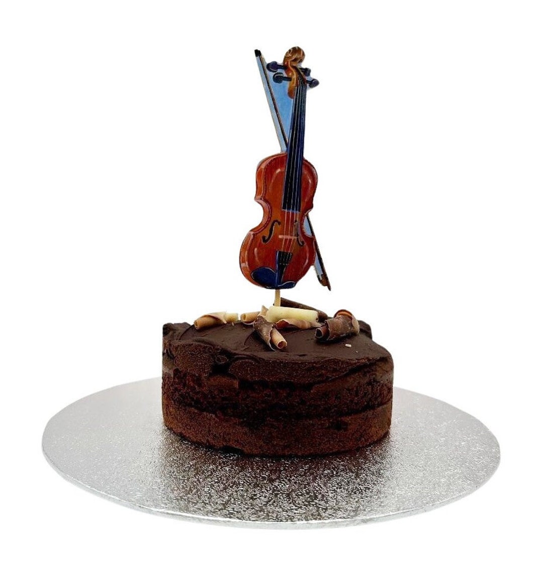 Violin Cake Topper - Violin Cake Toppers - Violin Cake Decoration ...