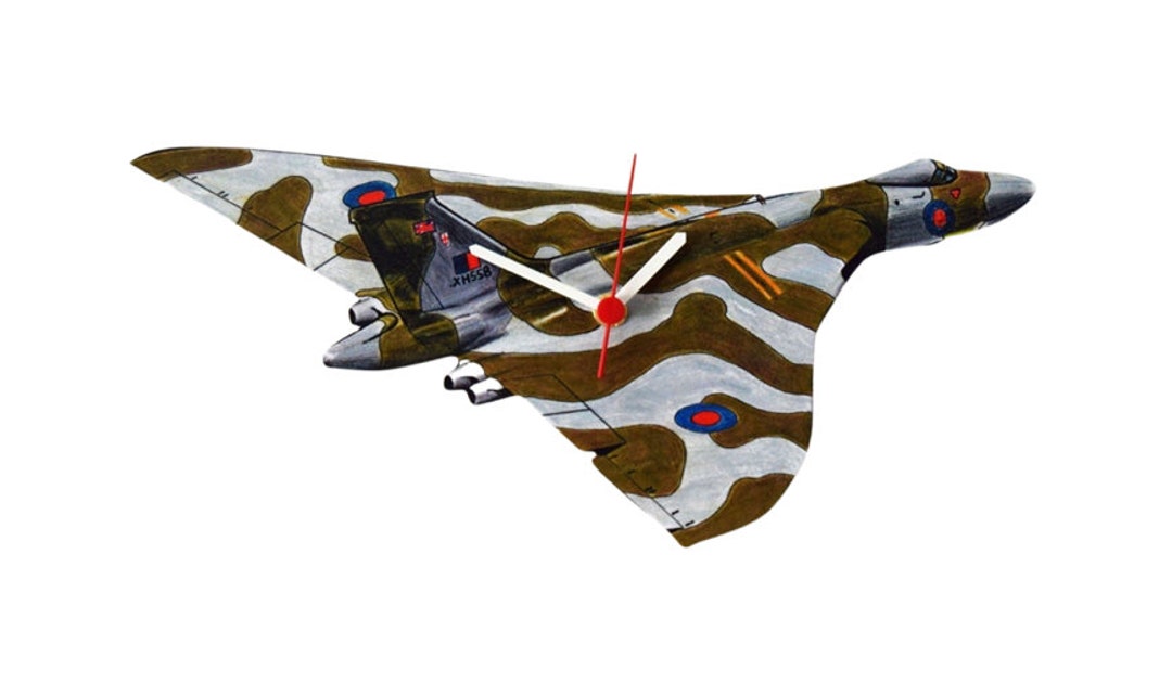 Avro Vulcan Clock - RAF Avro Vulcan Bomber Plane - RAF Avro Vulcans ...