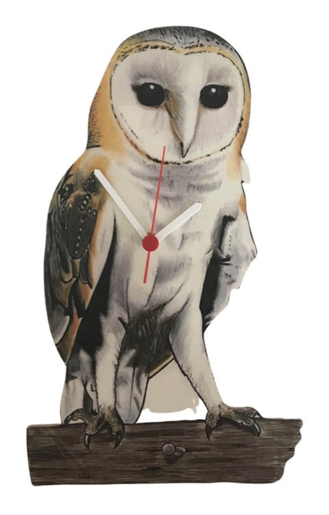 Barn Owl Clock Barn Owls Owl Gift Owl Sanctuary Owl Clocks Barn Owl Gifts WD11C - Etsy
