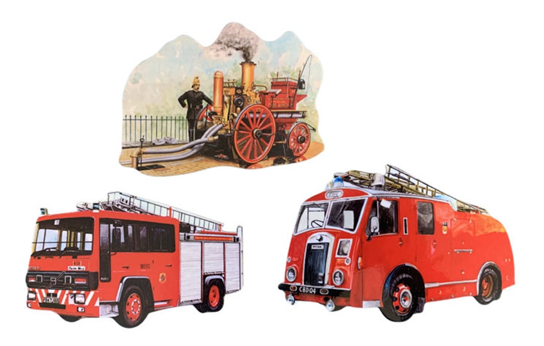 Fire Engine Magnet Set Fire Engines Fire Engine Magnets Fire Engine ...