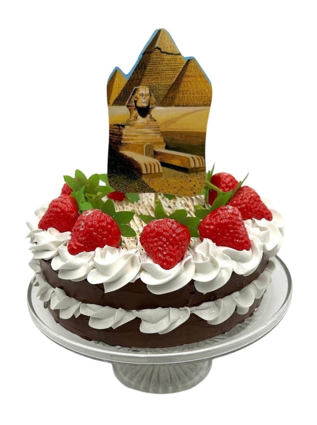 Pyramid Cake Topper - Pyramid Cake Decoration - Egypt Gift - Egyptian ...
