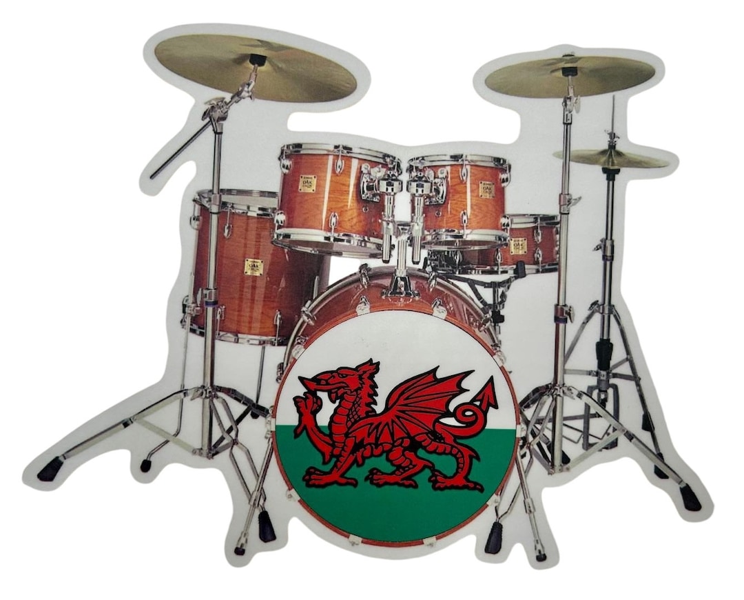 Welsh Drum Kit Plaque - Welsh Drum Kit Wall Plaque - Welsh Drum Plaque ...