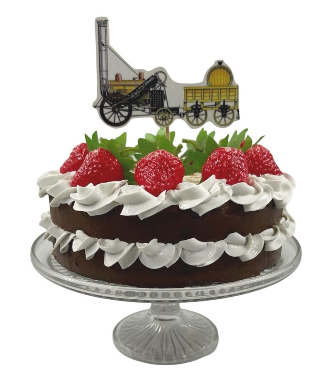 Stephenson's Rocket Cake Topper - Stephenson's Rocket Cake Decoration ...