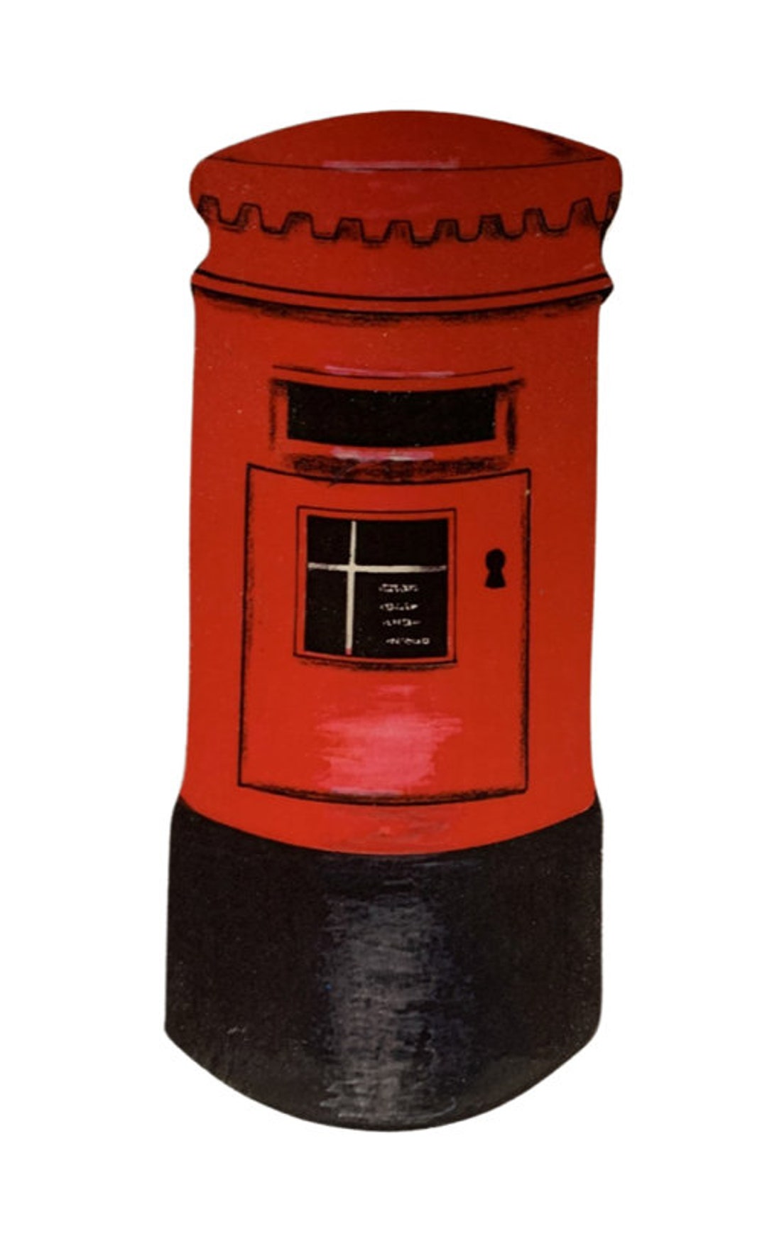 Red Post Box Cake Topper - London Post Box Cake Decoration - London ...