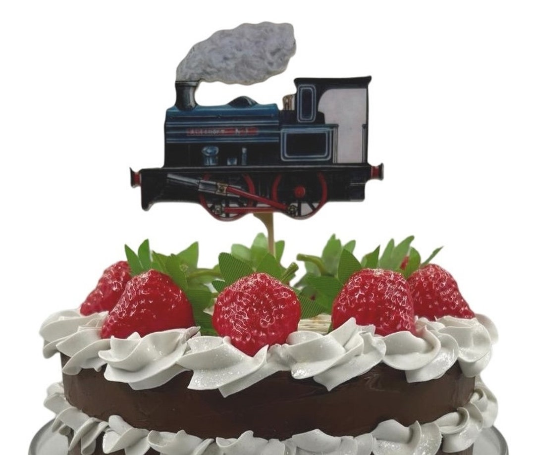 Steam Train Cake Topper Steam Train Cake Decoration steam Train Gift ...