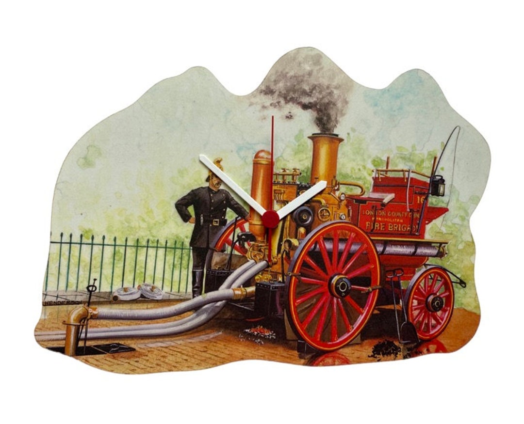 Victorian Fire Engine Clock Vintage Fire Engines Vintage Fire Engine ...