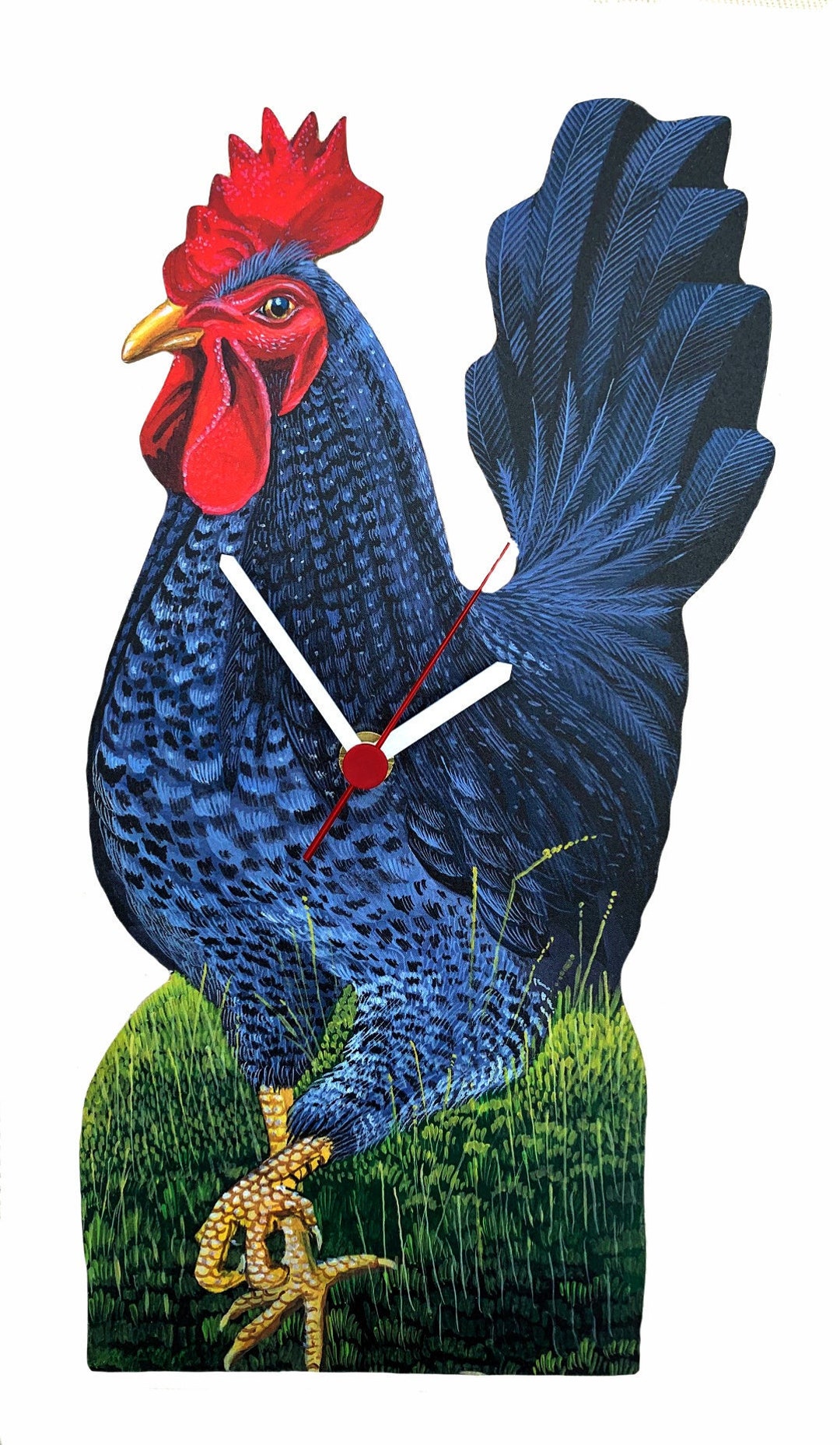 Cockerel Clock Cockerels Rooster Clock Roosters Cockerel Gift Rooster ...