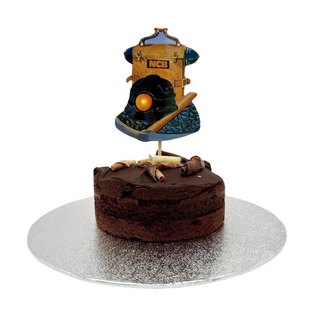 Coal Mining Cake Topper - Coal Miner Cake Decoration - Coal Miner ...