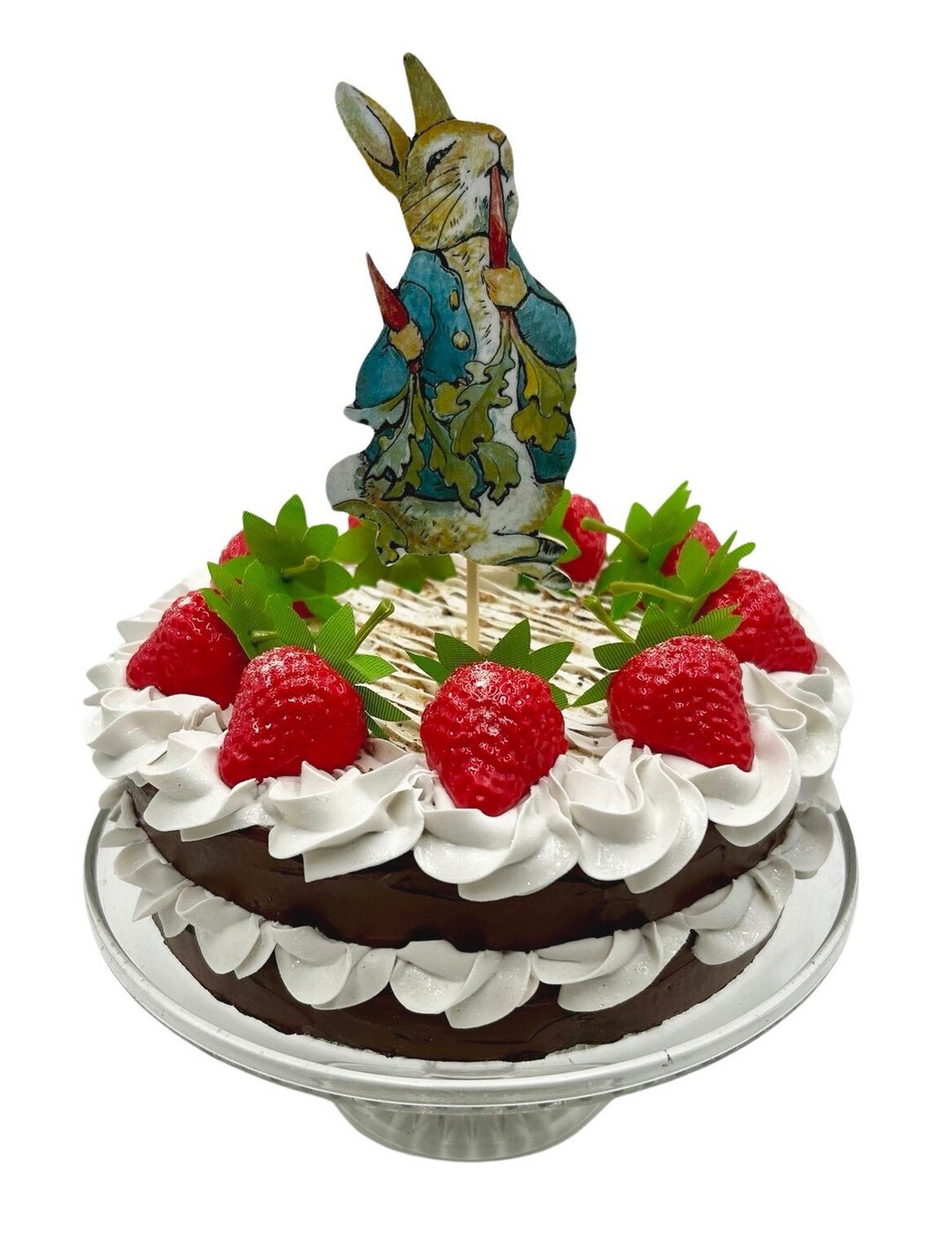 Peter Rabbit Cake Topper - Radishes Peter Rabbit Cake Decoration ...