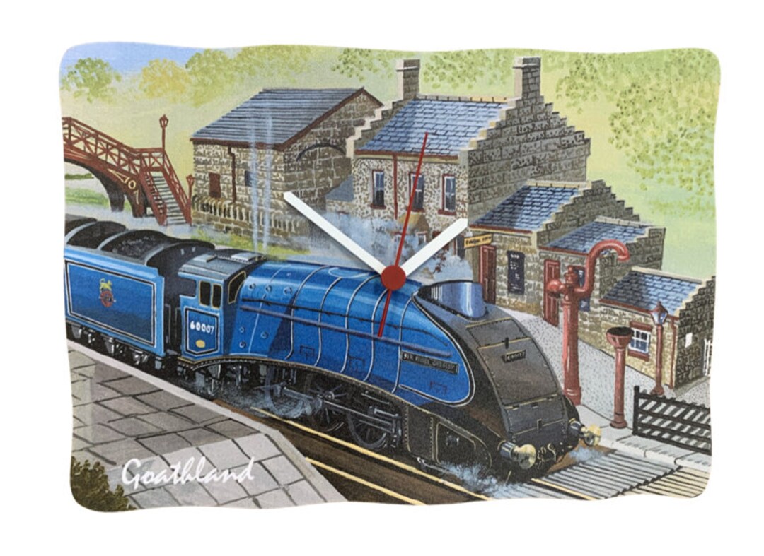 Goathland Clock GPO8 - Goathland Railway Station - Mallard Steam Train ...