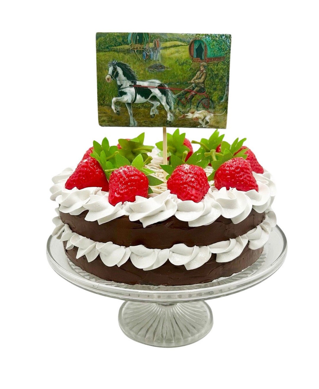 Sulky Race Gypsy Cake Topper Gypsy Cake Decoration Gypsy Cake Topper ...
