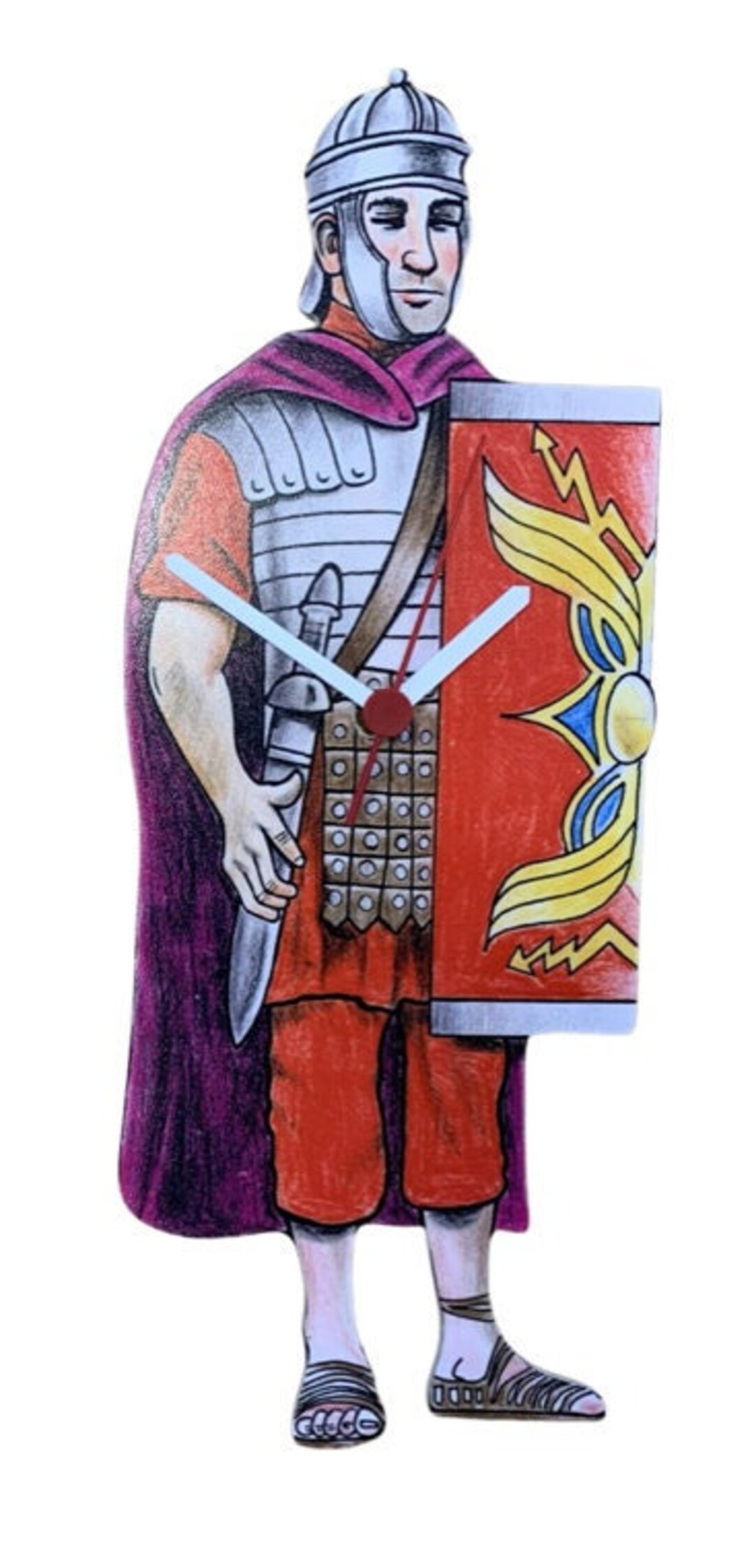 Roman Soldier Clock - the Romans the Roman Empire - Roman Soldiers ...