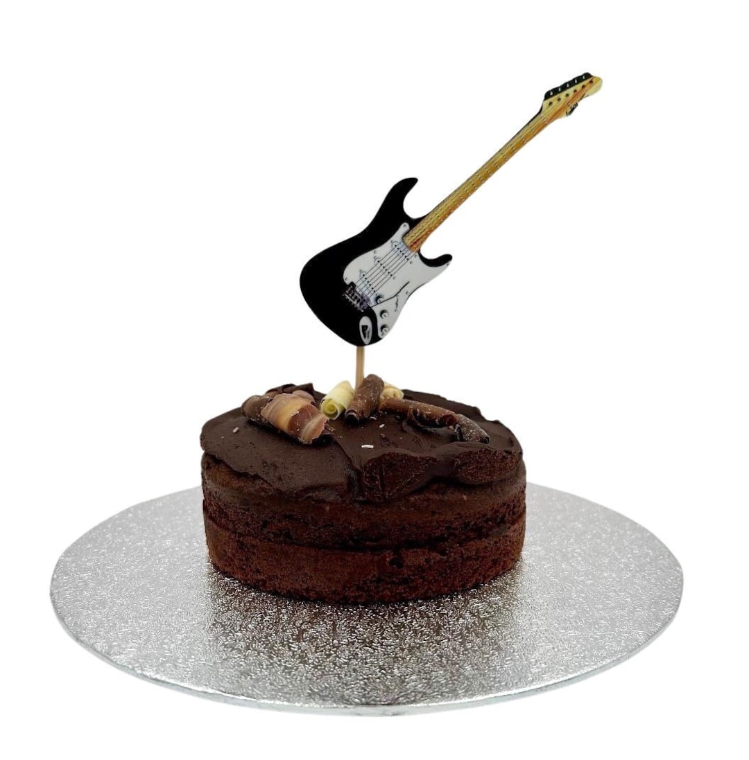 Electric Guitar Cake Topper - Guitar Cake Toppers - Guitar Cake ...