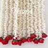 Red and White Rose Flower Wedding Varmala for Indian Wedding Bride ...