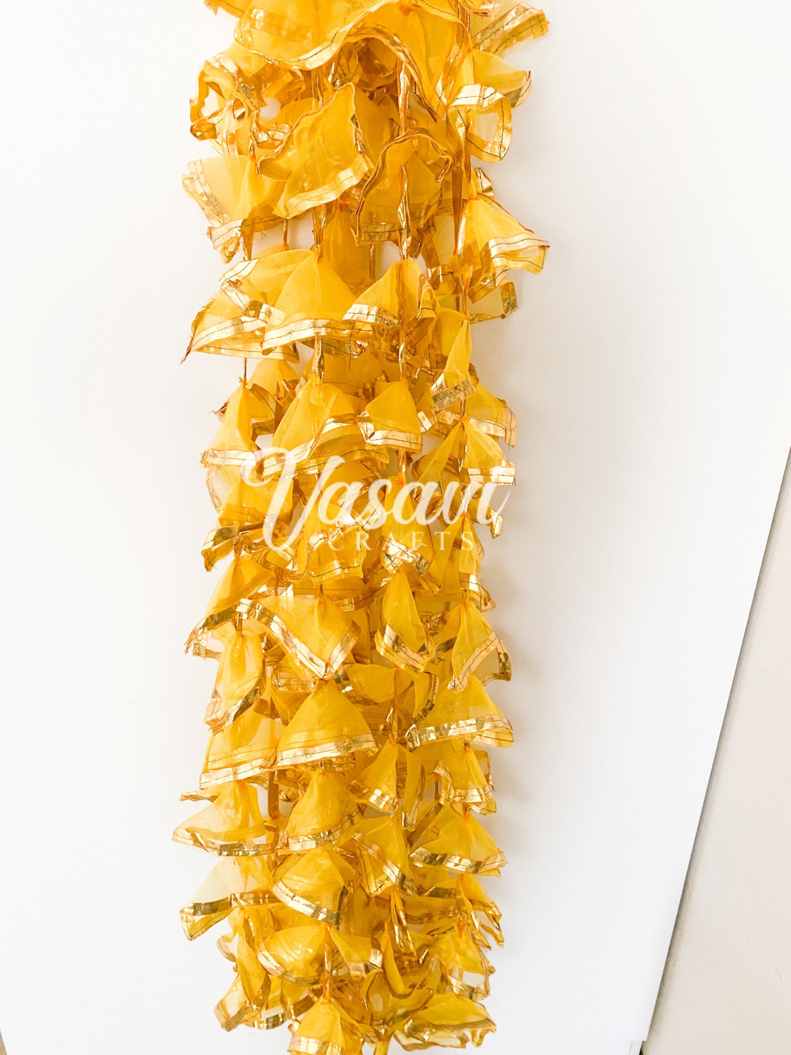 Pack of 30, 50, 100 -5 Ft and 8 Feet Gota Frill Garlands in Shimmery ...