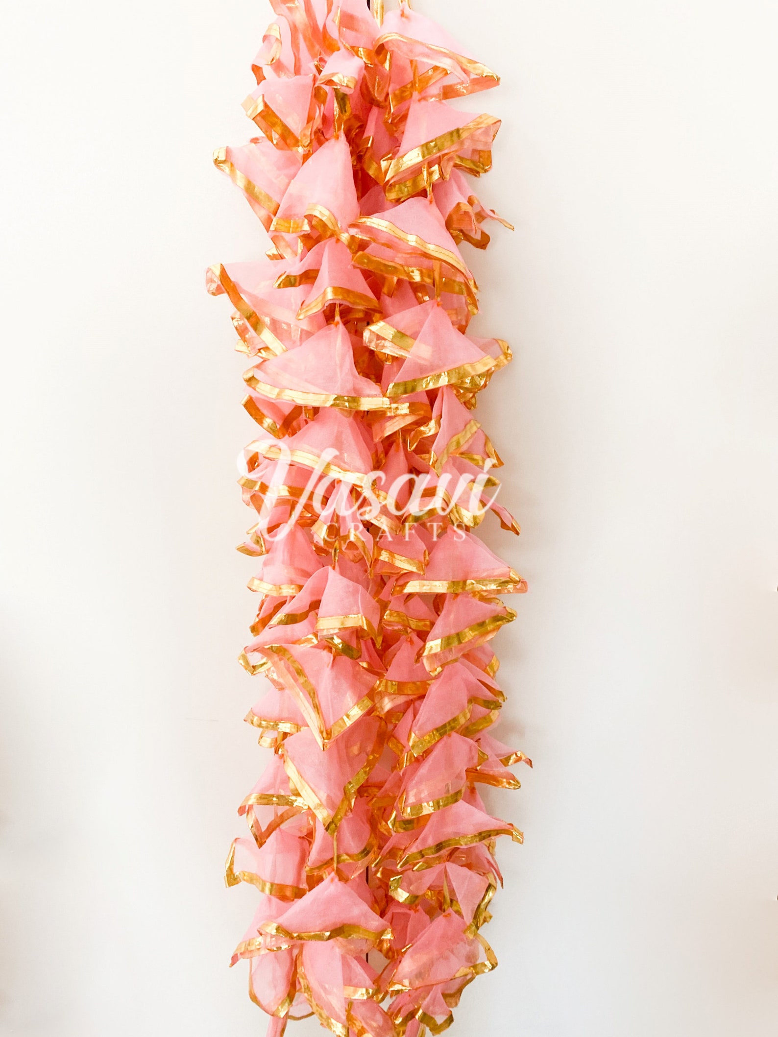 Pack of 30, 50, 100 -5 Ft and 8 Feet Gota Frill Garlands in Shimmery ...
