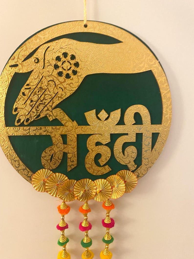Mehndi Sign for Mehndi Ceremony, Mehndi Decoration, Mehndi Backdrop ...