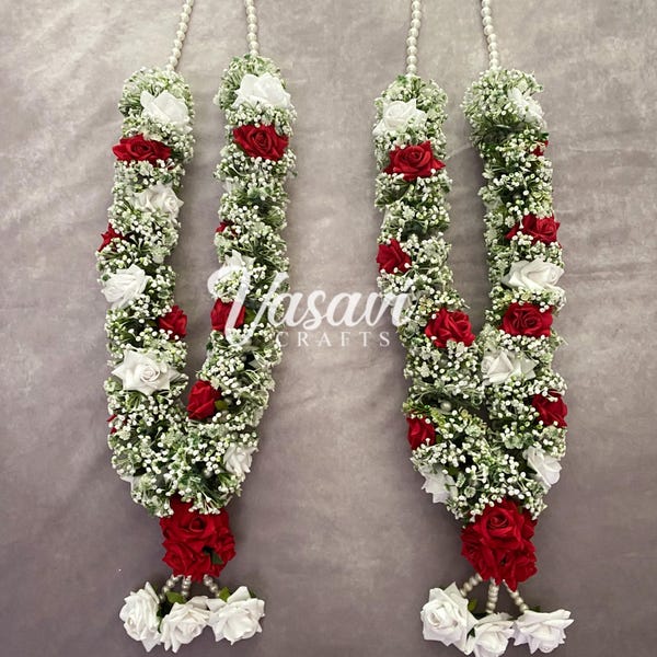 Buy Wedding Flower Mala Online In India - Etsy India