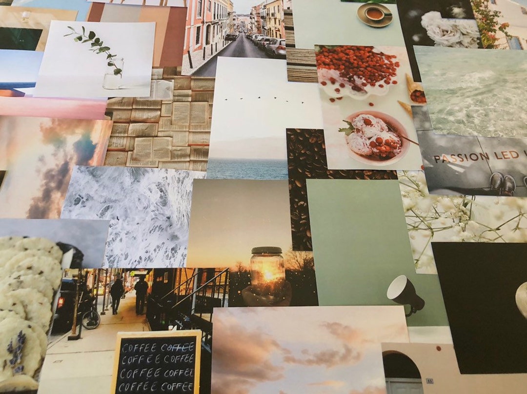 PASTEL Collage Kit -35 Photos //collage Decor for Wall - Etsy