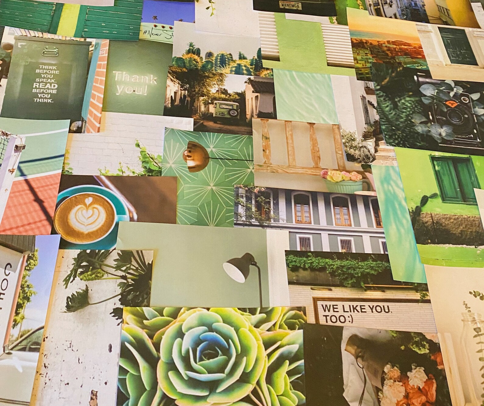 One of a Kind Collages // Cheap Wall Collage | Etsy