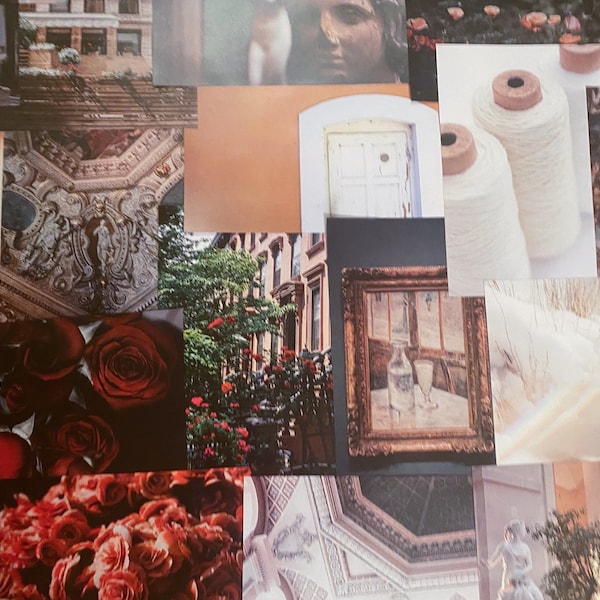 Red Wall Collage Kit - Etsy