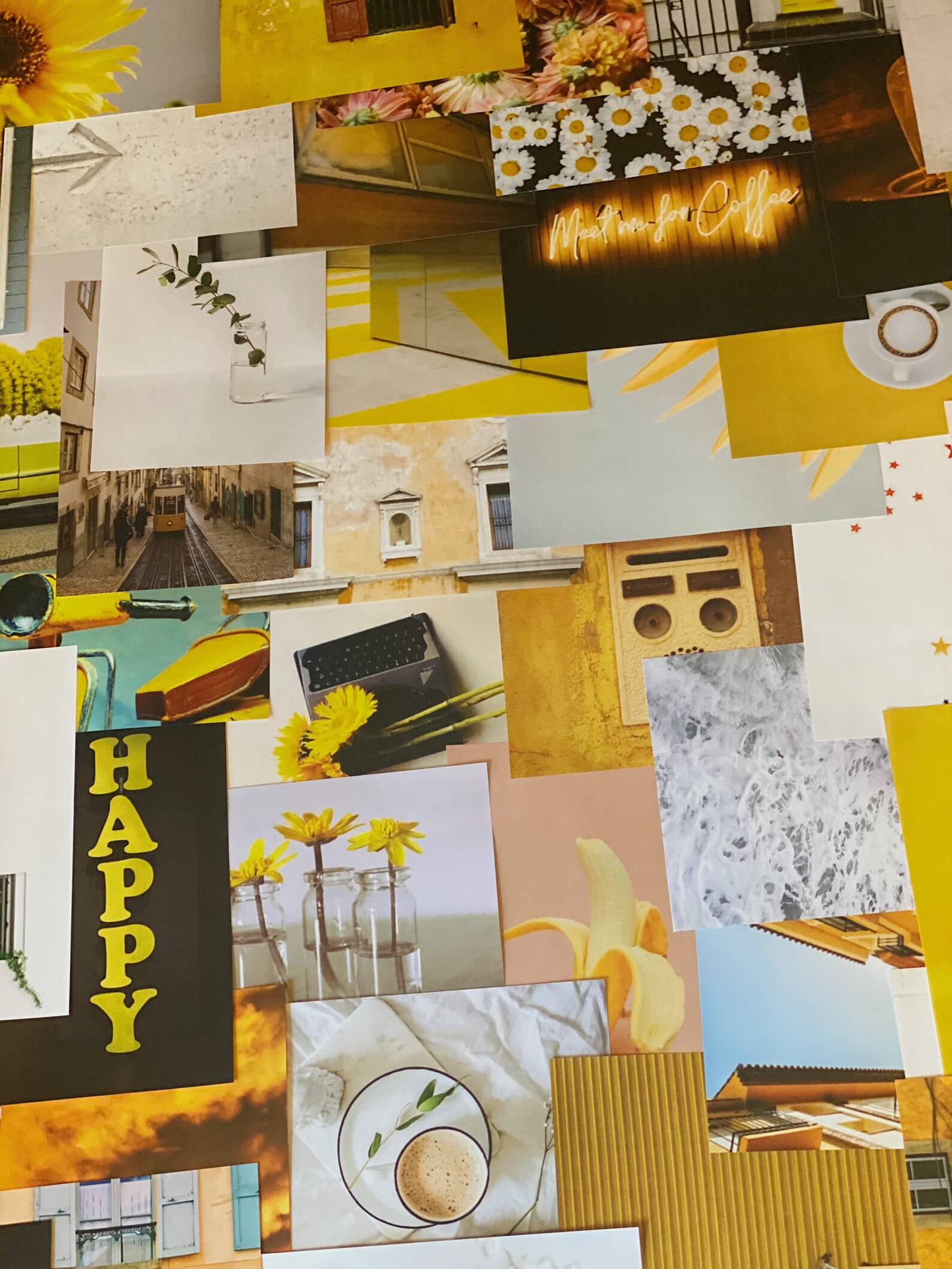 One of a Kind Collages // Cheap Wall Collage - Etsy