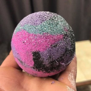 Galaxy Bath Bomb, Handmade, Handcrafted, All Natural, Bath Fun ...