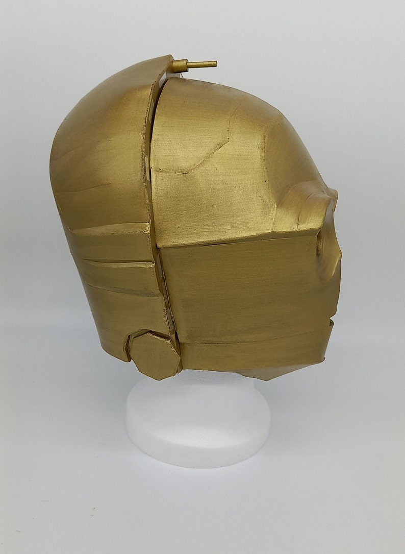 SW C3-PO Cosplay Helmet on Order / EVA Foam - Etsy