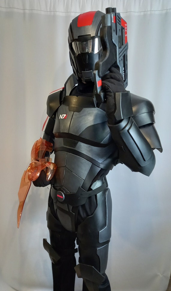 Mass Effect Body Paint Cosplay