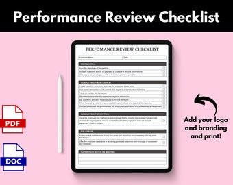 Employee Evaluation Form - Etsy