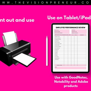 Employee Performance Review Template: HR Evaluation, Canva Editable ...