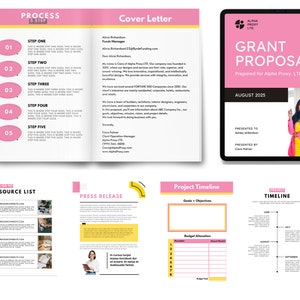 Editable Grant Proposal Template: Nonprofit Fundraising (canva ...