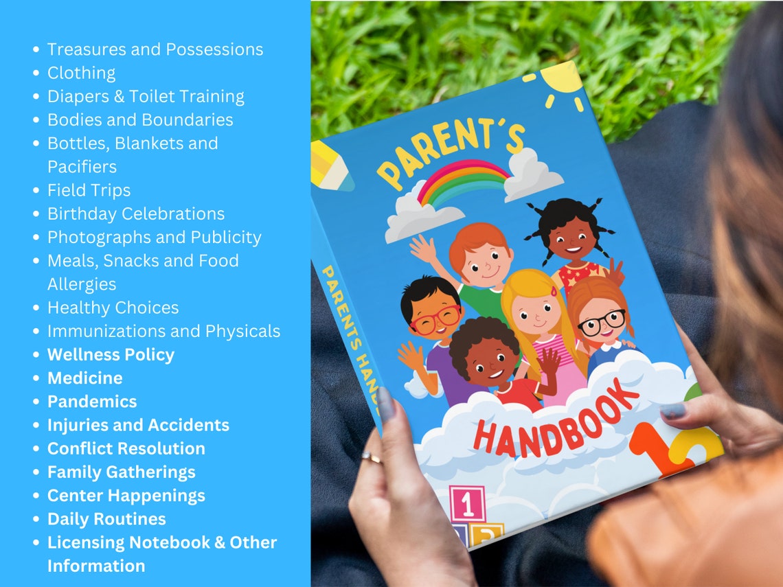 Daycare Parent Handbook: Policies & Procedures Guide (digital Item) - Etsy