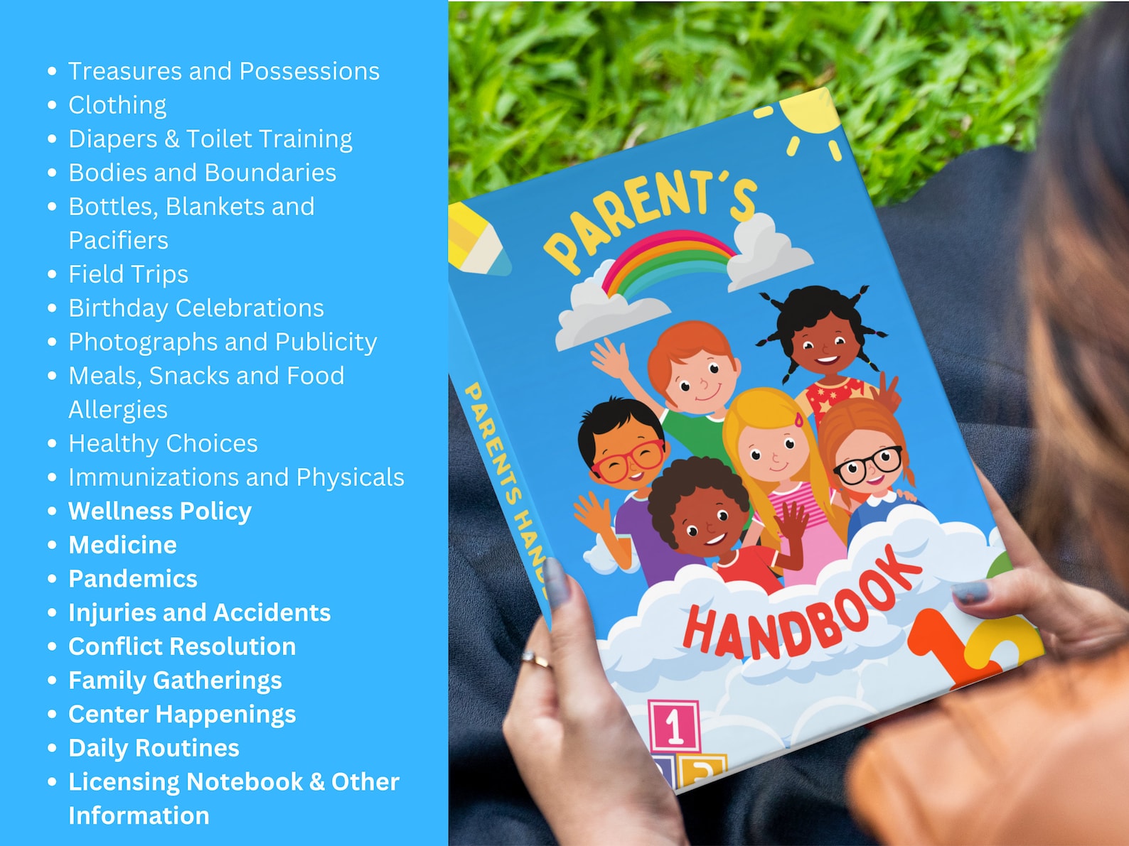 Daycare Parent Handbook | Childcare Policies & Procedures Manual ...