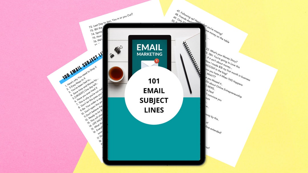 100 Email Subject Lines, High Converting Email Subject Lines, Email ...