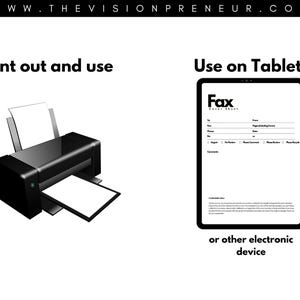 Feminine Fax Cover Sheet: Editable Business Form (canva Template ...