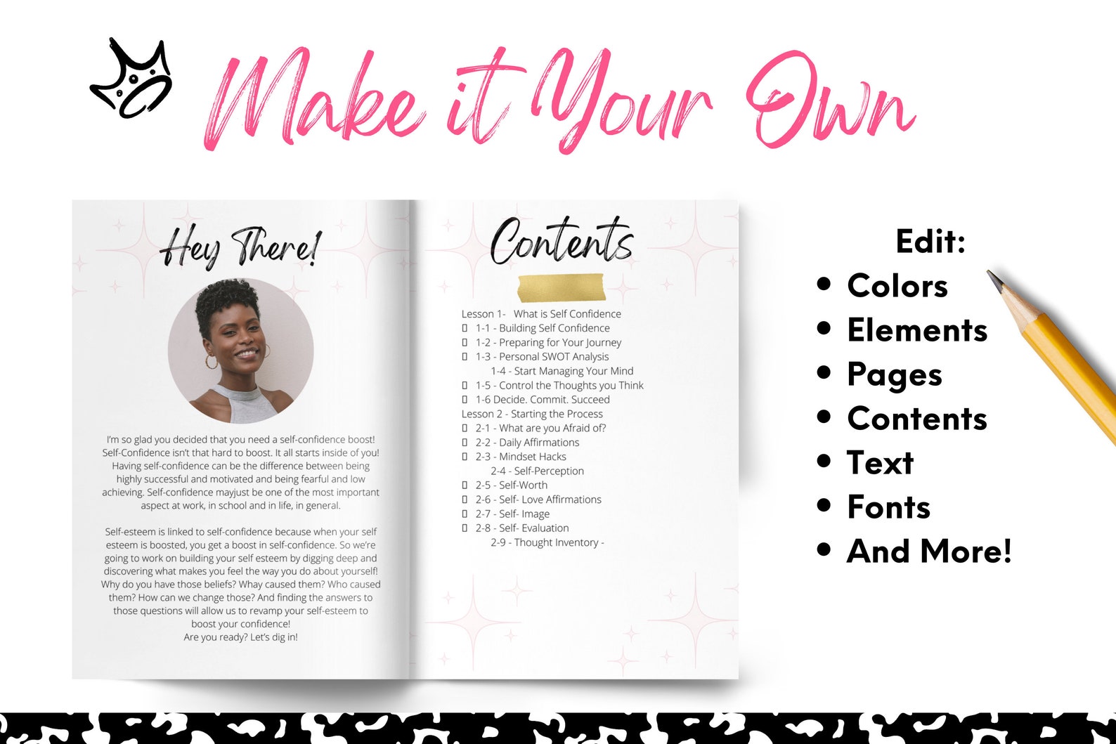 Self-confidence Workbook: Self-esteem Booster (PDF) - Etsy