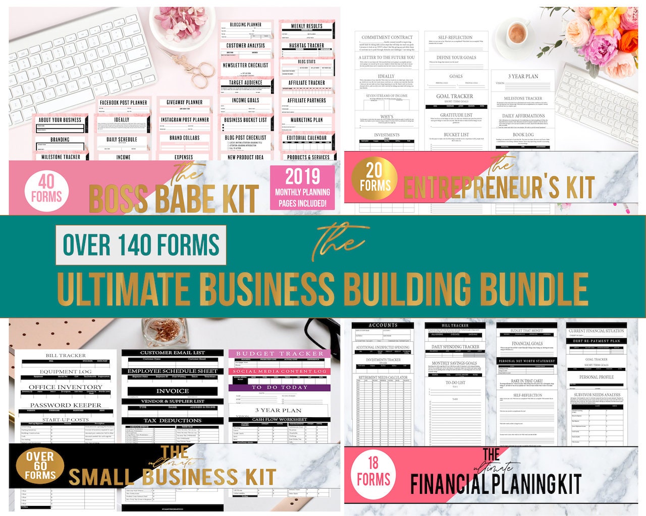 The Ultimate Business Building Kit// Business Forms// | Etsy