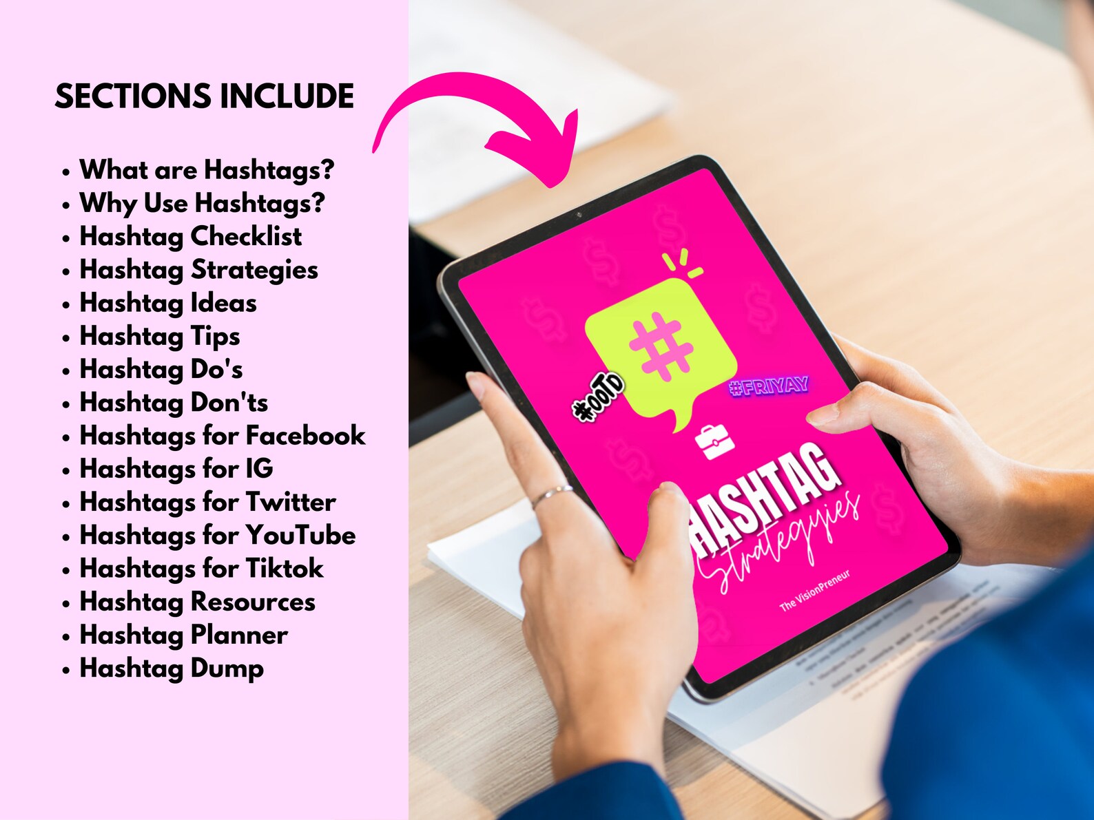 Hashtag Strategy Guide Workbook// How to Use Hashtags// - Etsy