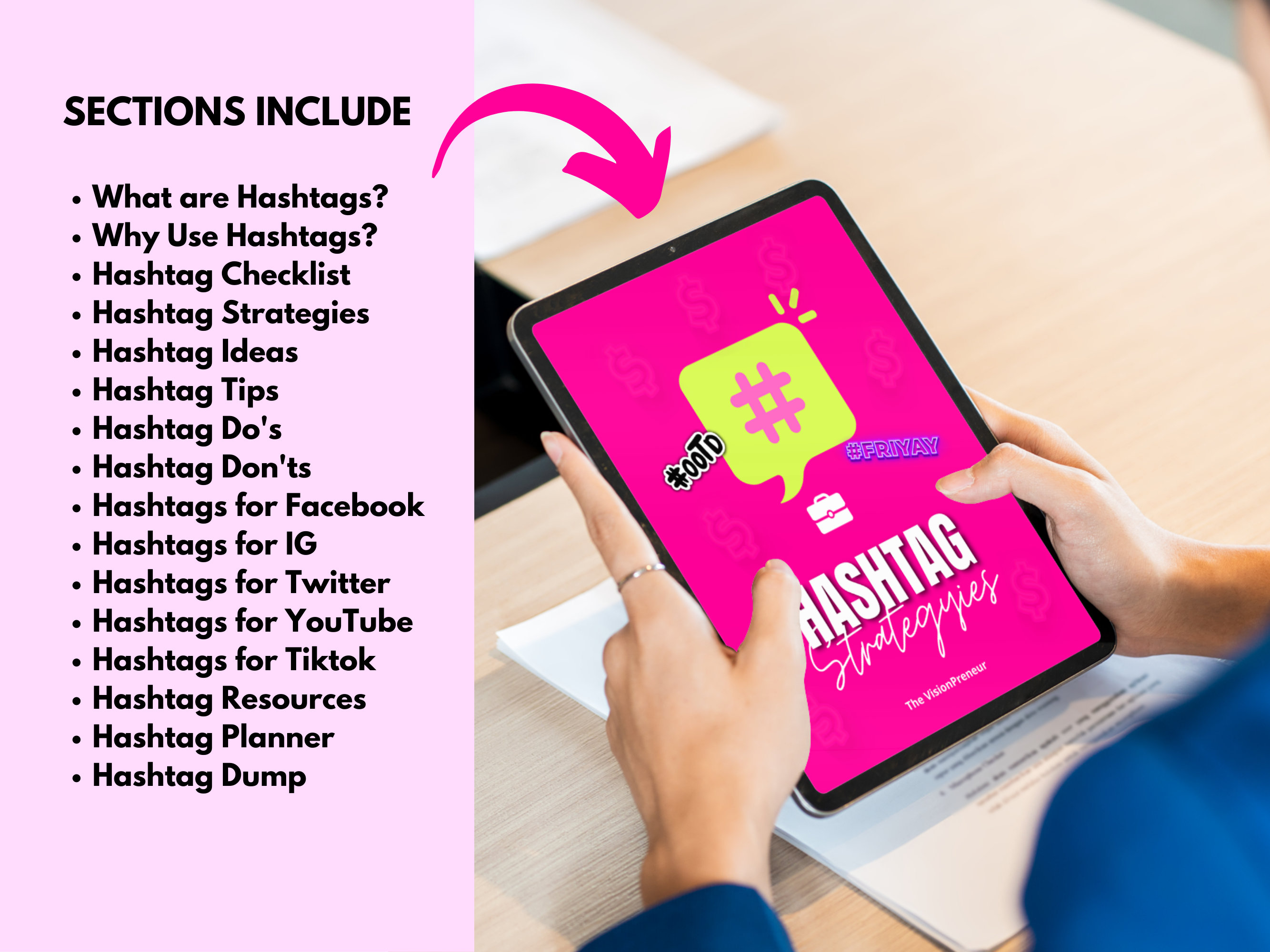 Hashtag Strategy Guide Workbook// How to Use Hashtags// - Etsy