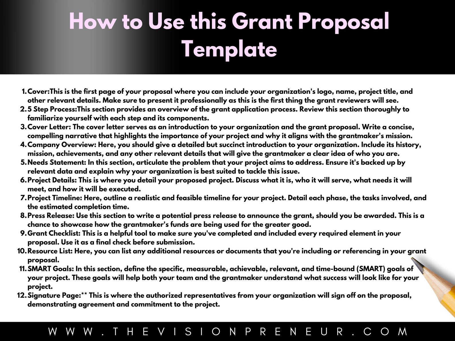 Editable Grant Proposal Template: Nonprofit Fundraising (canva ...