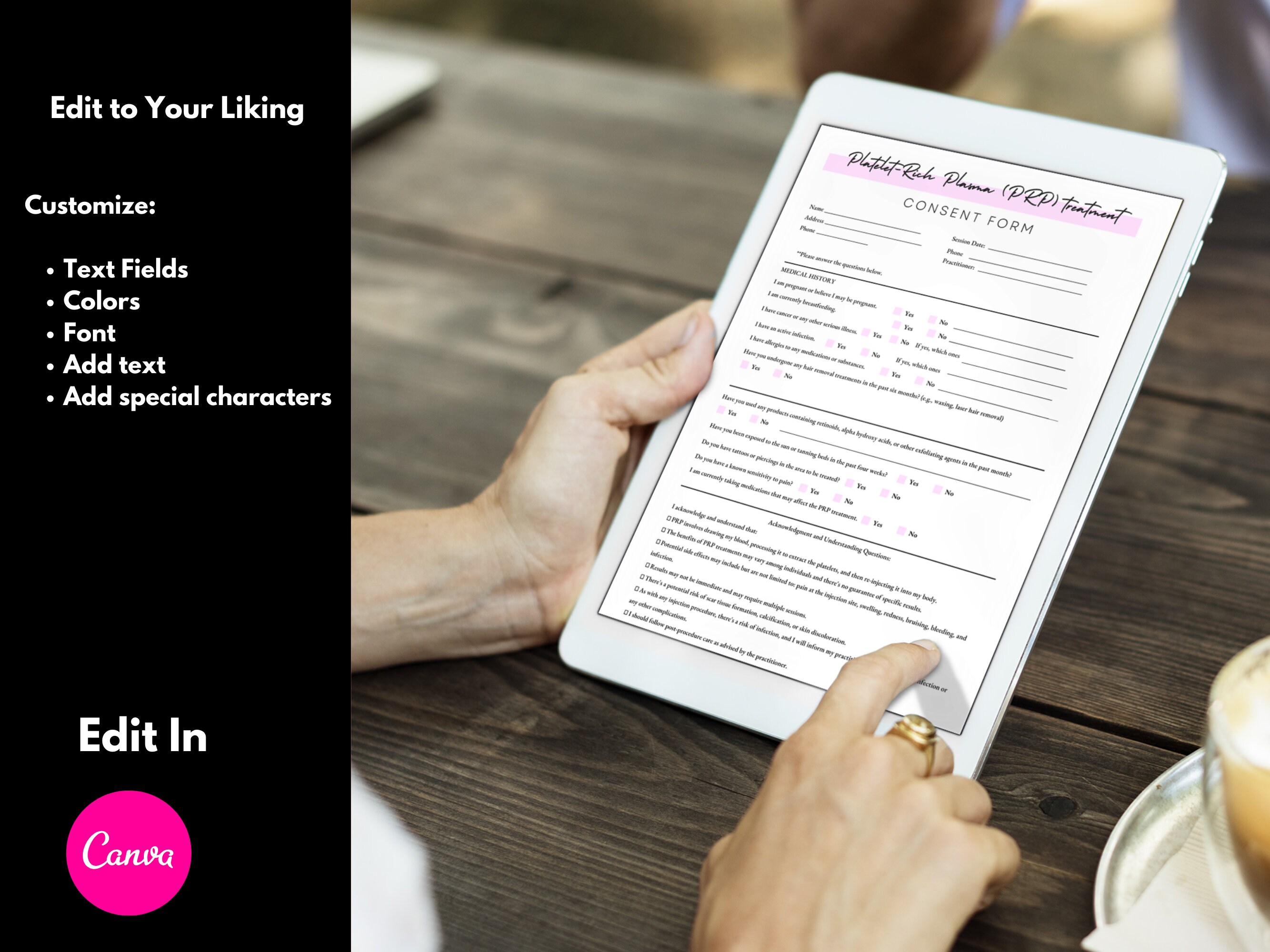 Comprehensive Platelet-rich Plasma Treatment Agreement for Clinics ...