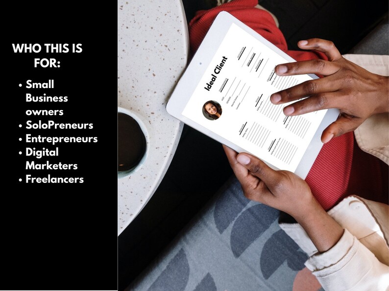 Ideal Client Worksheet: Business Planning Template (printable PDF ...