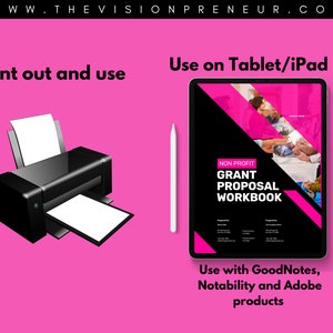 Grant Proposal Workbook: Tools, Tips & Template (digital Download) - Etsy