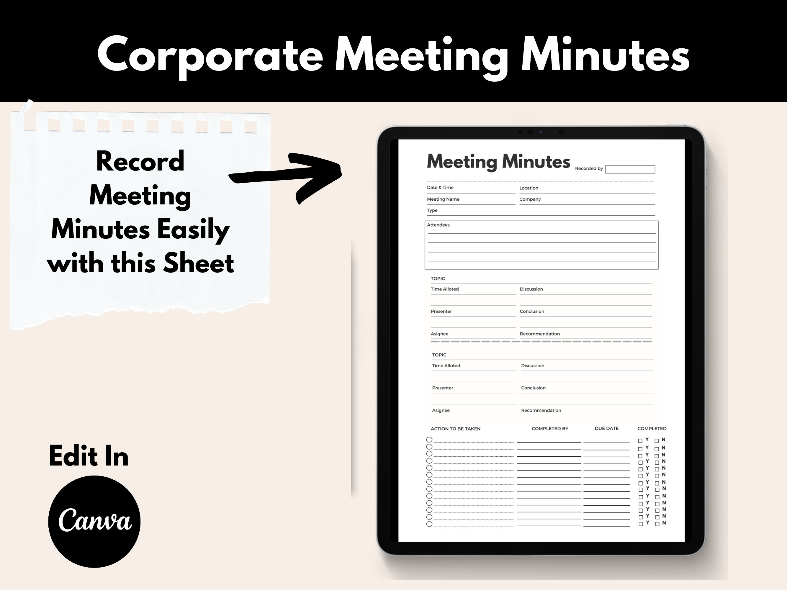 Business Meeting Minutes